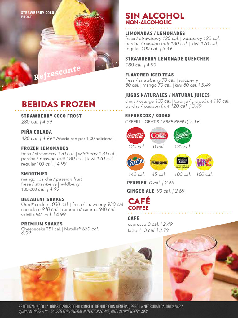 Refreshing Drinks Menu Guide | PDF | Fruit | Non Alcoholic Drinks
