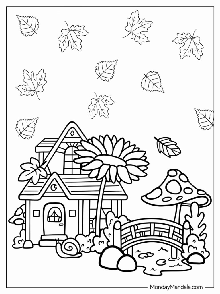 Kawaii Cottagecore Theme House and Bridge | PDF