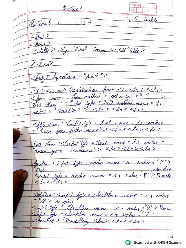 STD 12 Computer Practical 1 To 25 | PDF