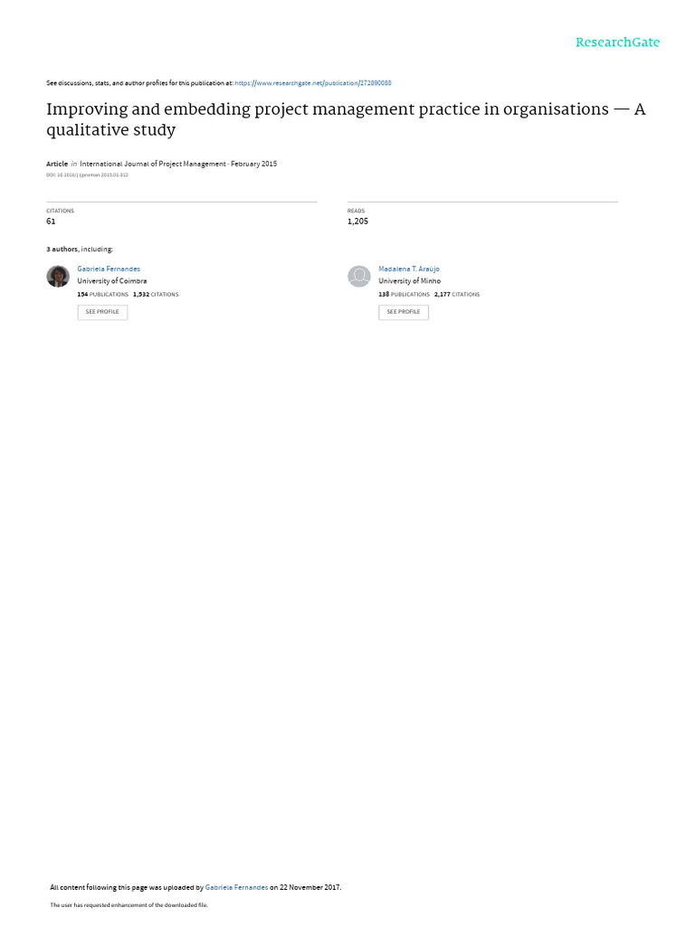 Fernandes, Gabriela | PDF | Innovation | Knowledge Management