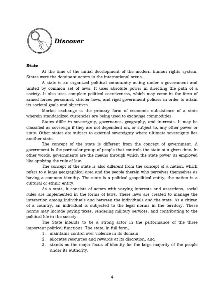 Forms and Functions of State and Non-State Institution | PDF ...