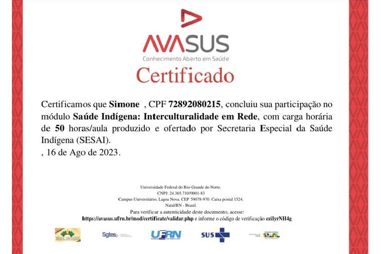 Certificado Ava | PDF