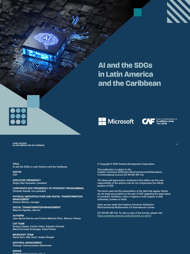 AI and The SDGs in Latin America and The Caribbean | PDF | Artificial ...