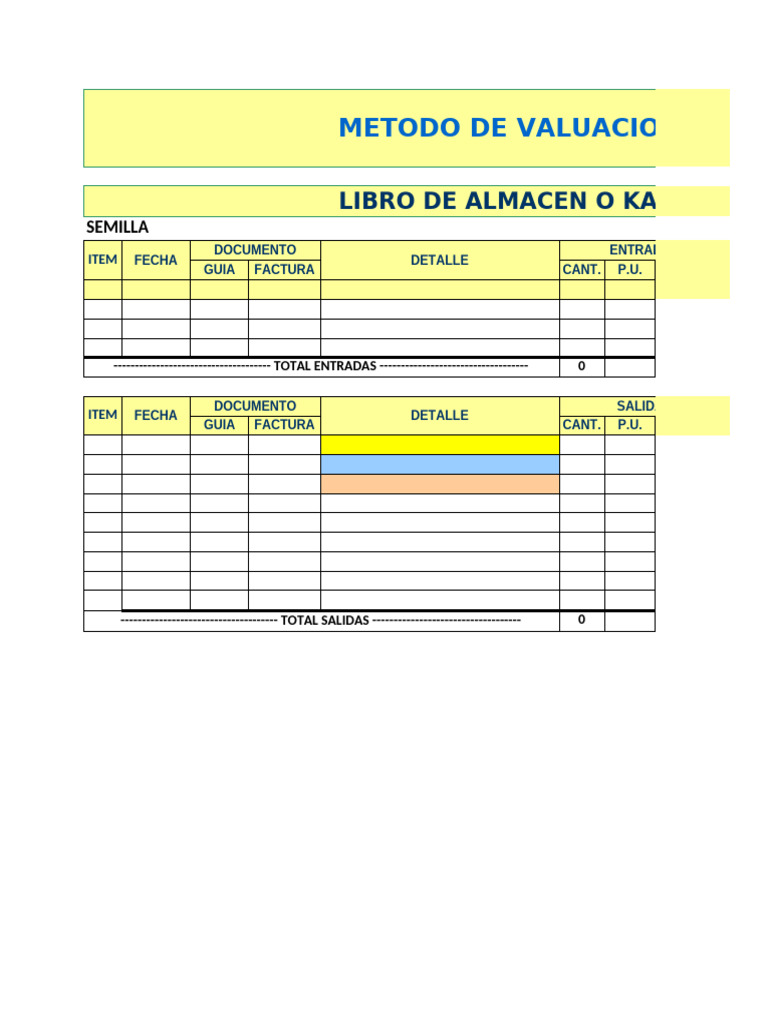 2 Kardex Metodo PEPS | PDF