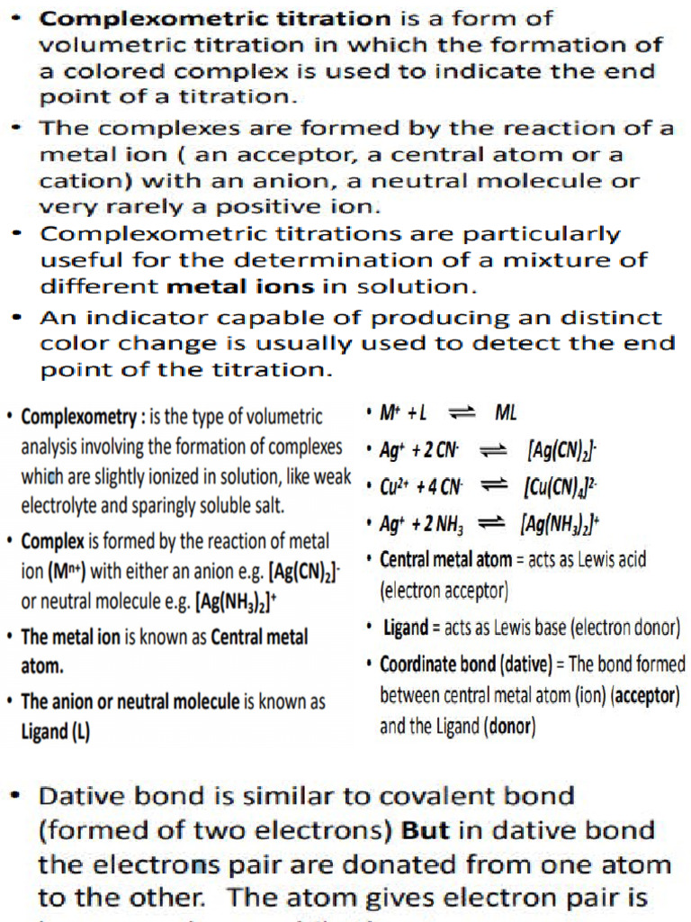 Complexometric Titration | PDF