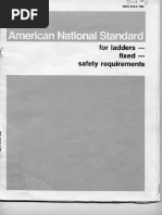 ANSI 14.3 1992 Fixed Ladder Safety Requirements | PDF