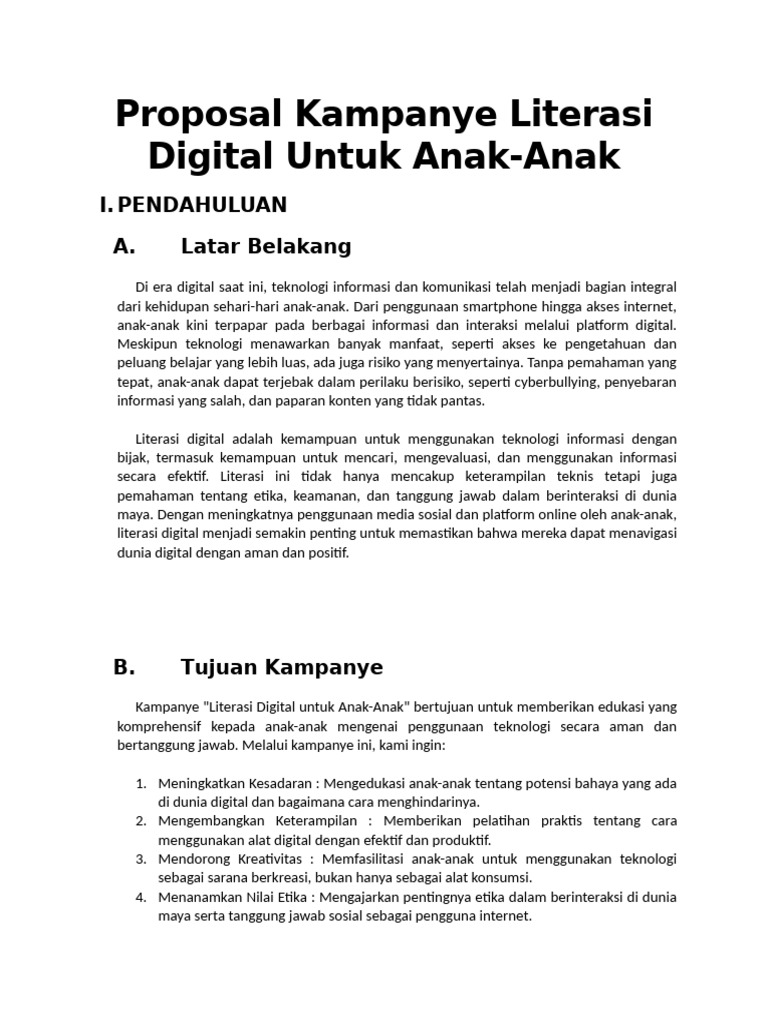 Proposal Tugas 3 Perencanaan Program Komunikasi | PDF