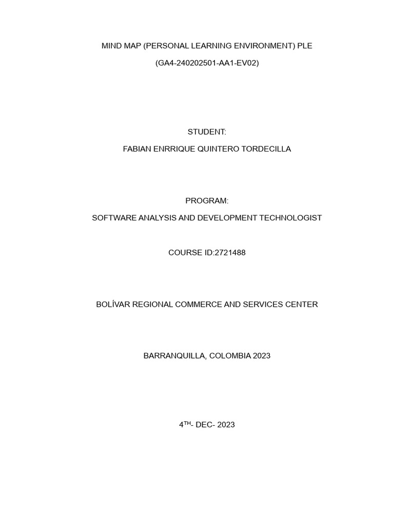 Mind Map - Ple - Adso | PDF
