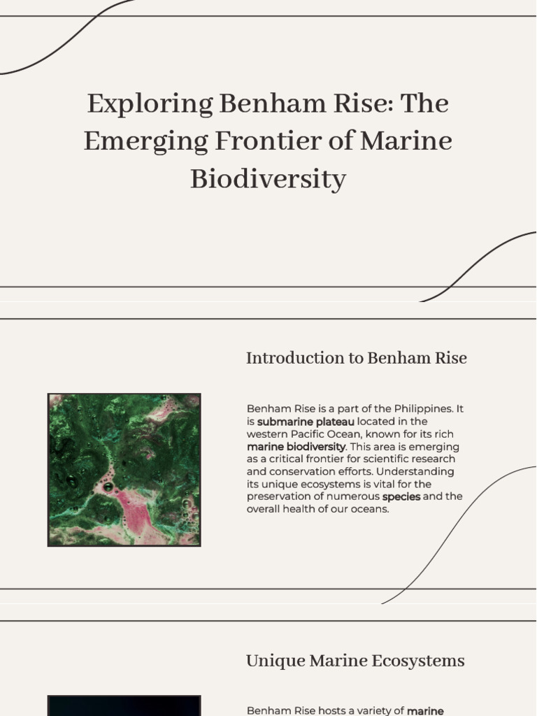 Slidesgo Exploring Benham Rise The Emerging Frontier of Marine ...