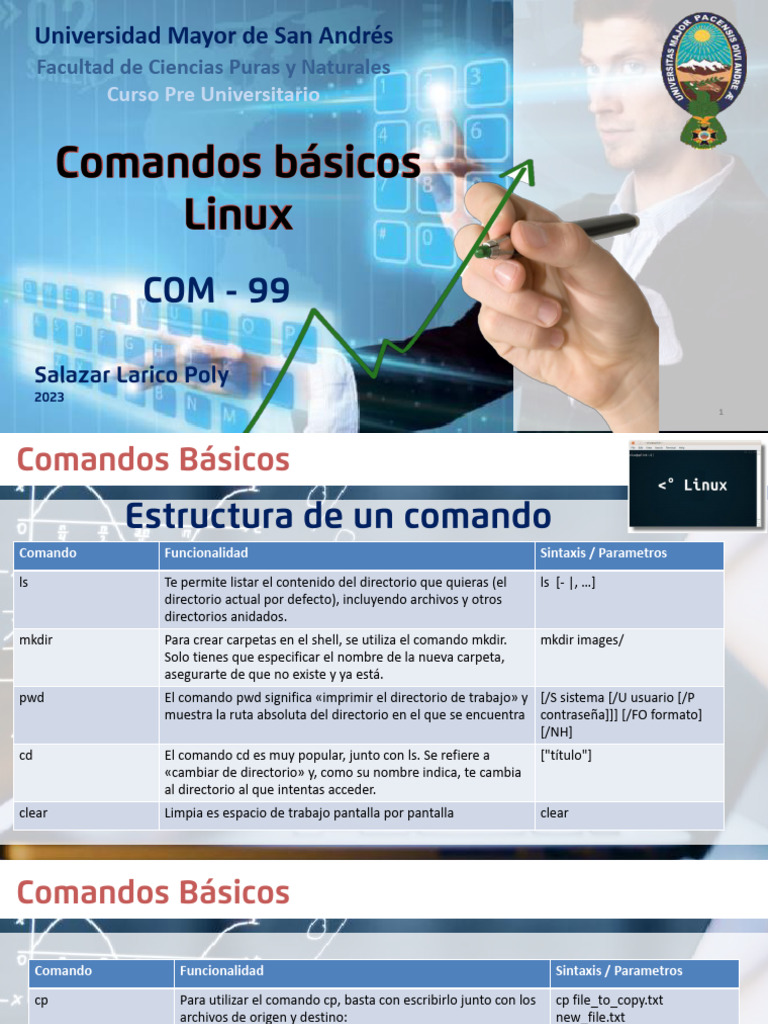 2.1 Comandos Basicos Linux P2 | PDF | Archivo de computadora | Directorio (Computación)