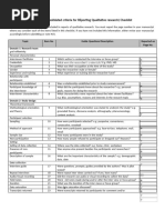 COREQ Checklist | PDF | Focus Group | Qualitative Research