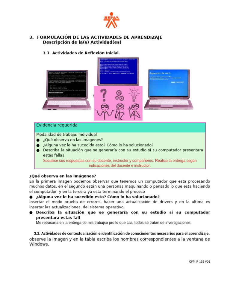 GT8. Sistema Operativo 1005 | PDF