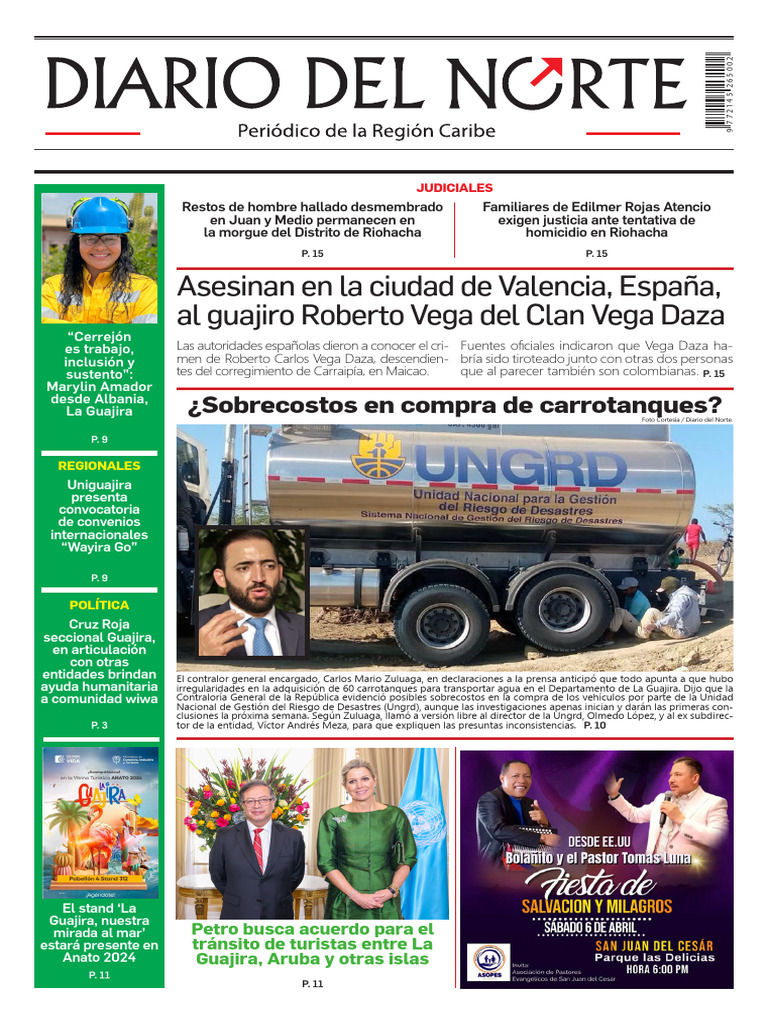 DIARIO DEL NORTE Del Miércoles 28 de Febrero de 2024 | PDF