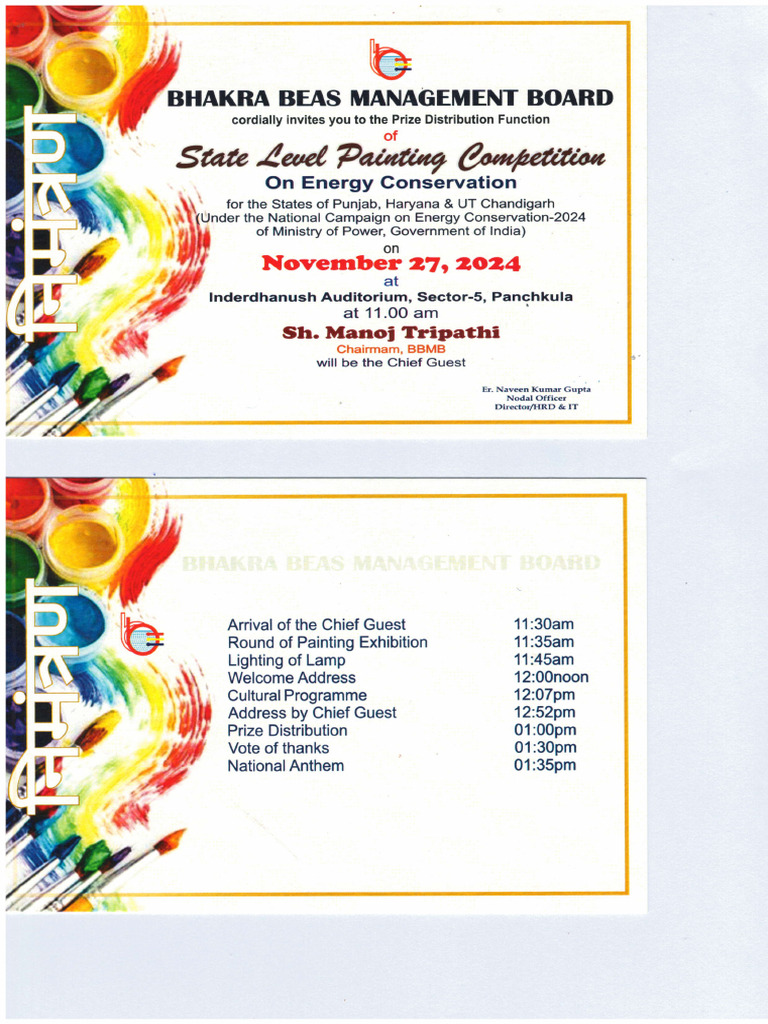 Prize Distribution for Energy Conservation | PDF