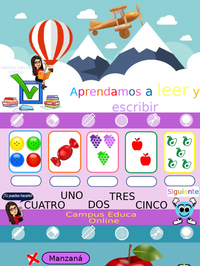 Aprendamos a leer y escribir en PDF | PDF