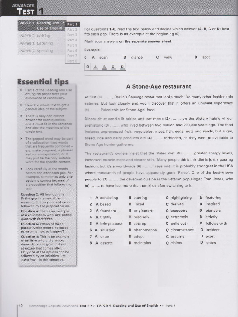 Essentials 2 Test 1 | PDF