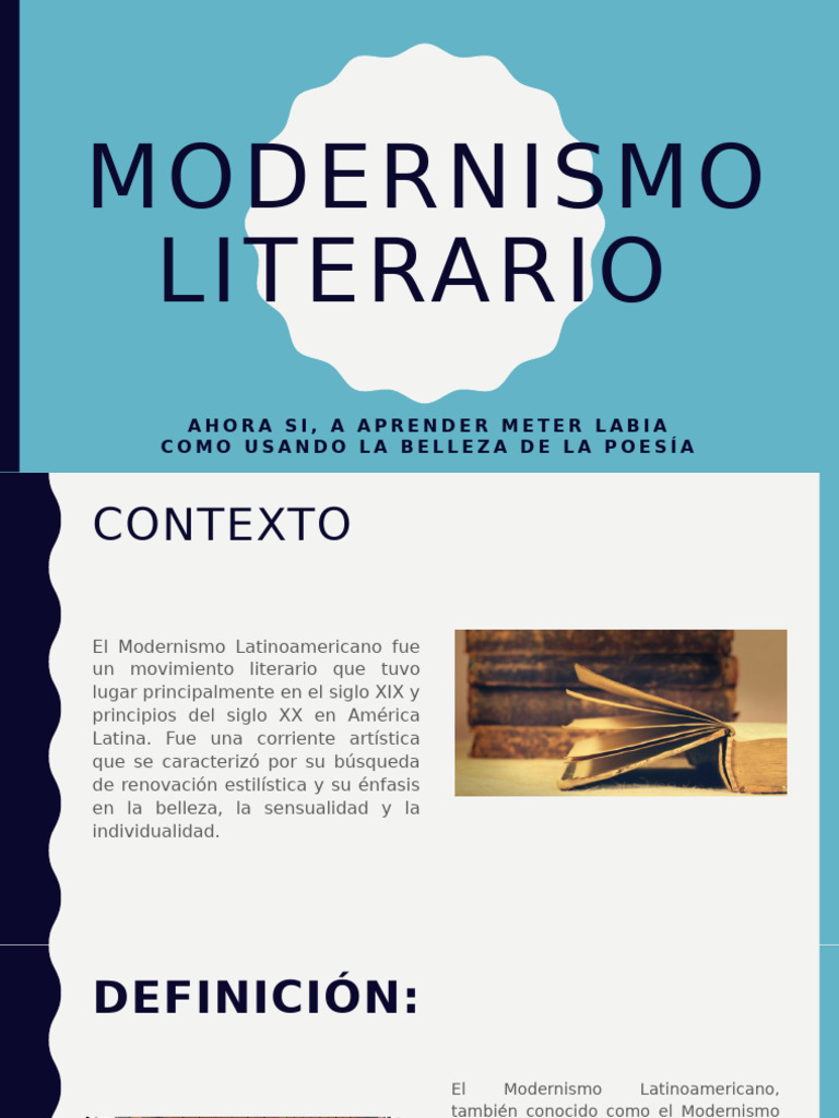 6 Modernismo Literario | PDF