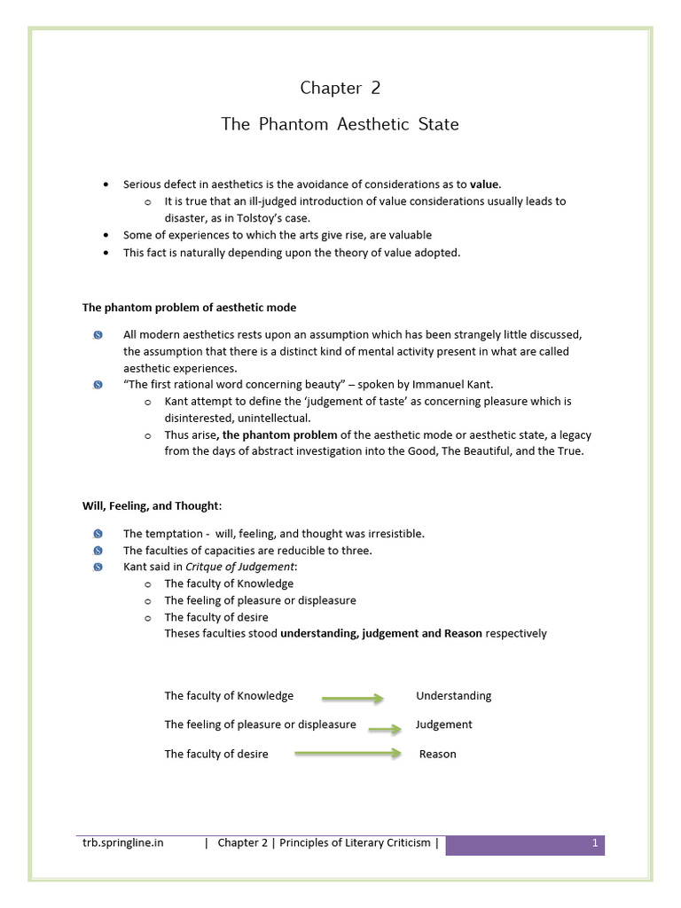 Aesthetic Experience and Value in Art | PDF | Aesthetics | Immanuel Kant