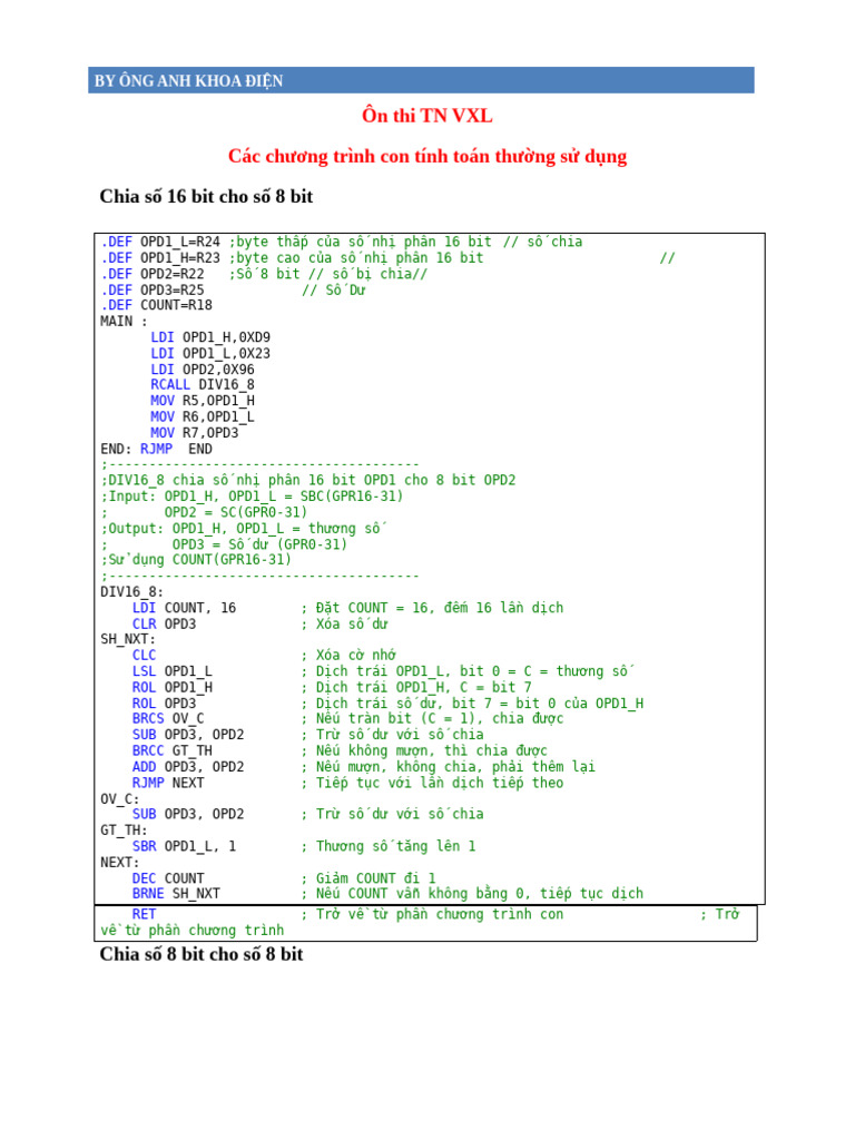 Ôn Thi TN VXL | PDF