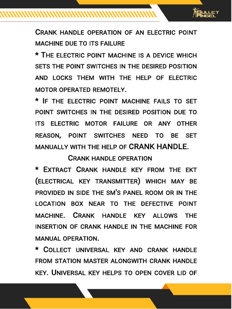 Crank Handle operation-WPS Office | PDF