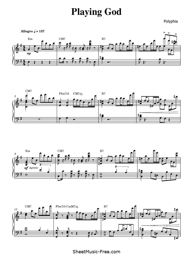 Playing God: Allegro 137 | PDF