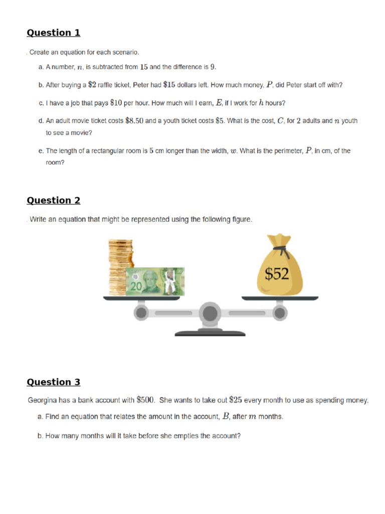 Weekly Math Practice - Ryder | PDF