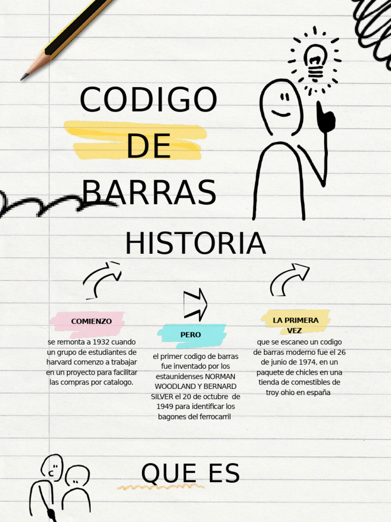Historia y Tipos de Códigos de Barras | PDF | Código de barras ...