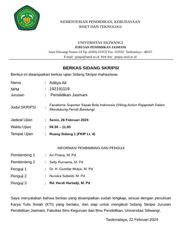 Cover Map Sidang Skripsi | PDF