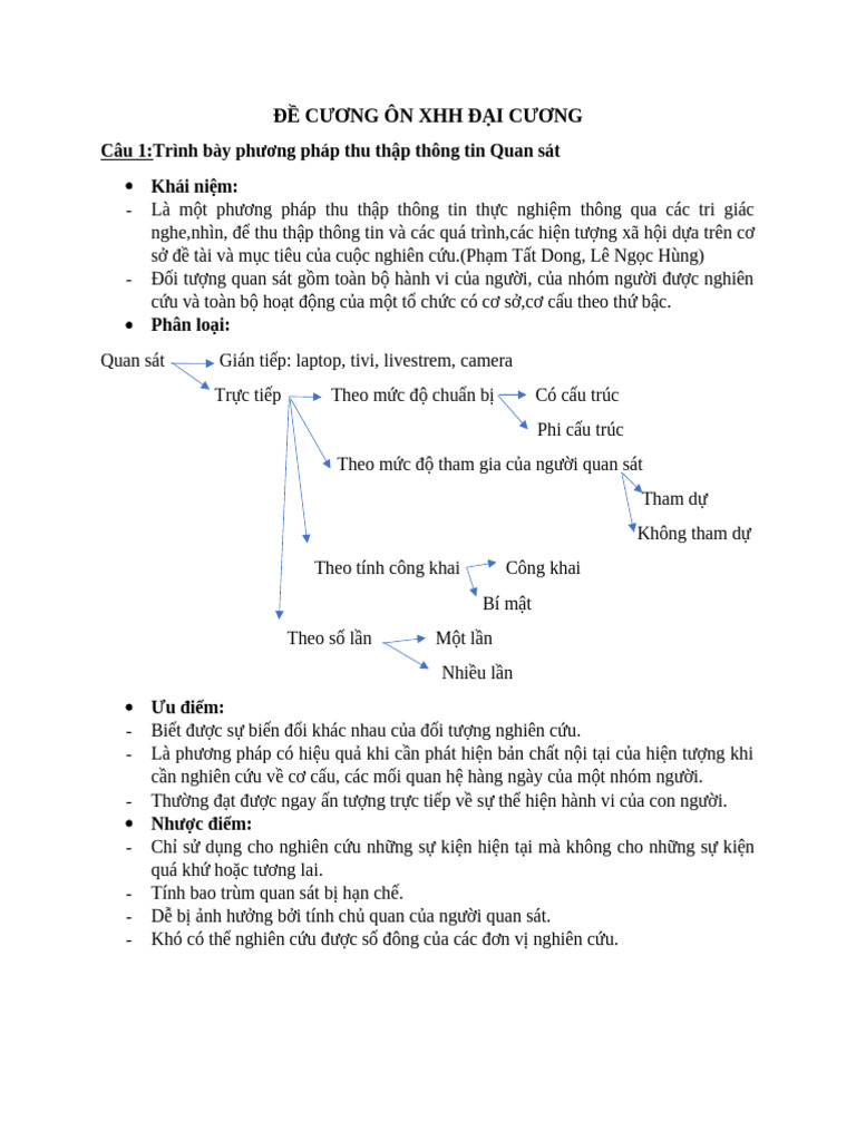 Đề cương XHH | PDF