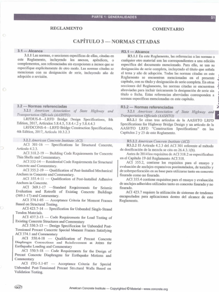 ACI 318 19 - Cap 3 | PDF