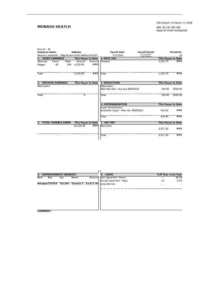 Dean 2 | PDF | Payroll Tax | Taxes