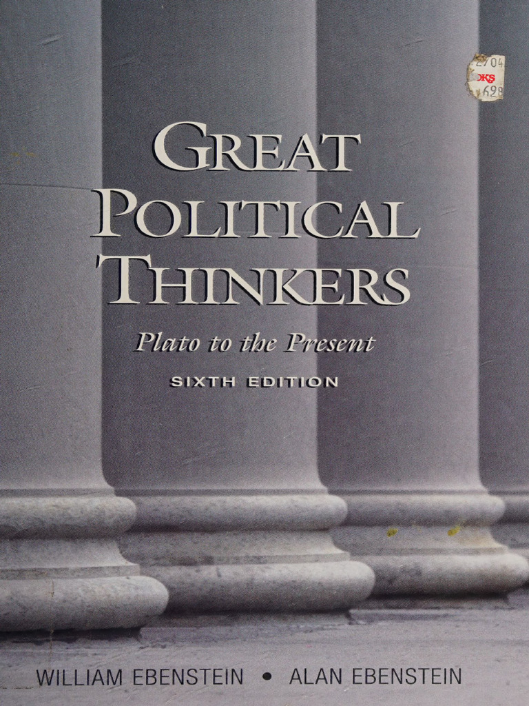 Great Political Thinkers Plato To The Present | PDF | Reason | God