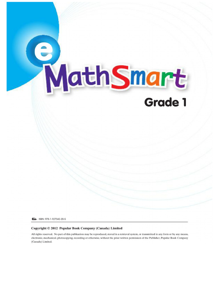 Math Smart 1 | PDF