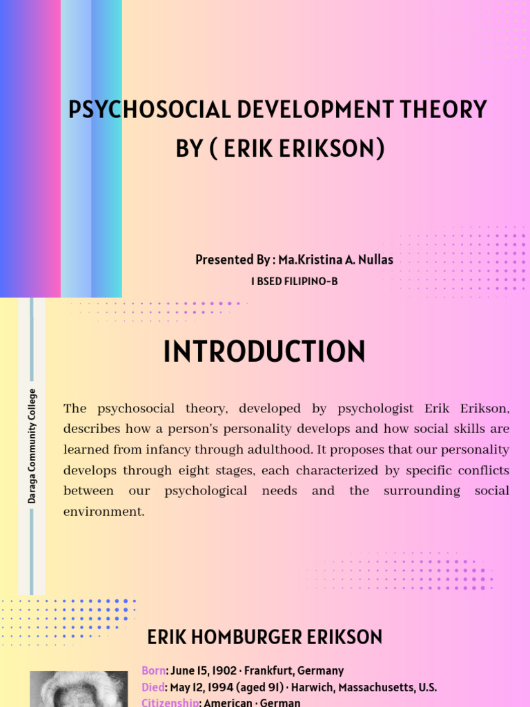 Psychosocial Development Stages | PDF | Human Development ...