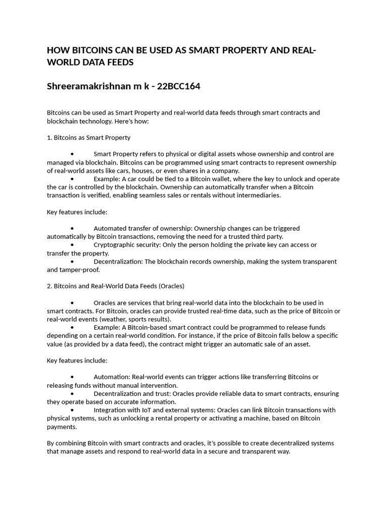 Assignment 1 BCC | PDF | Bitcoin | Applications Of Cryptography