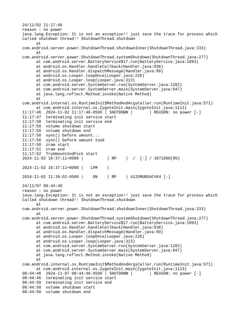 Power Off Reset Reason Backup | PDF | Java (Programming Language) | Programming Paradigms