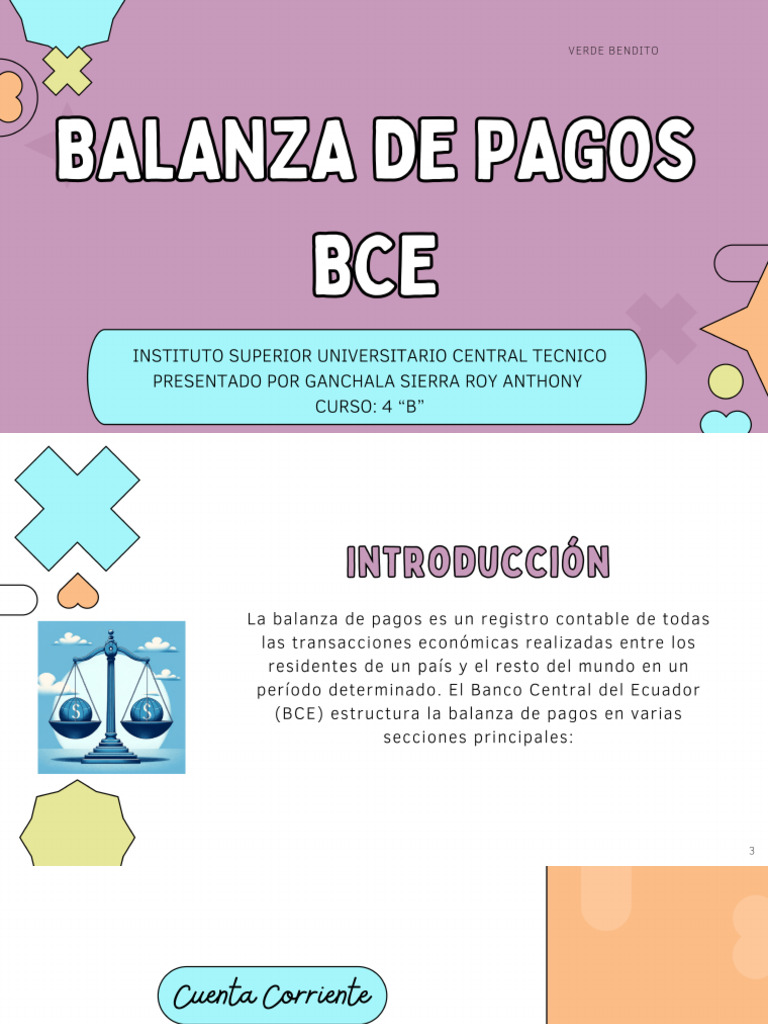 Balanza de Pagos Bce | PDF