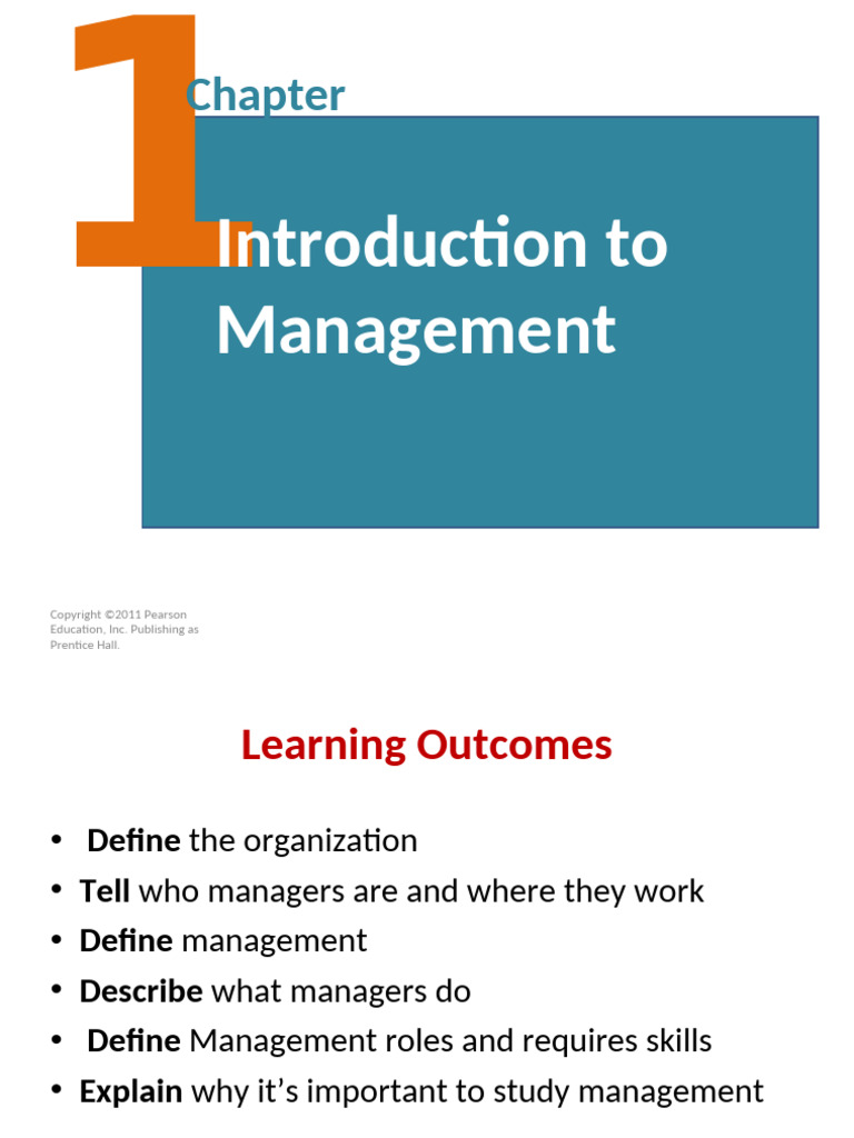 Chapter 1 - Introduction To Management - ST | PDF | Information | Business