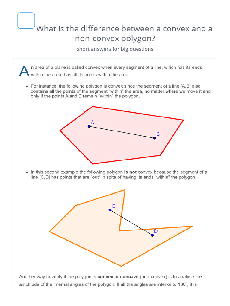 04 What is the difference between a convex and a non-convex polygon_ | PDF