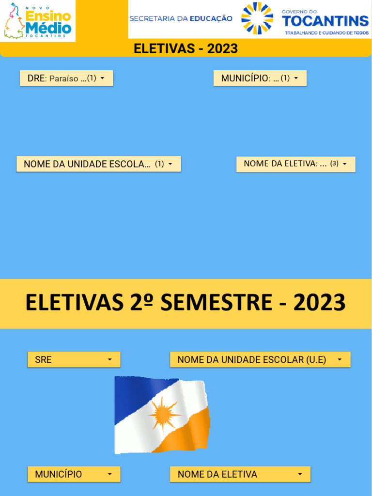 Trilhas Da Aprofundamento e Eletivas 1º Semestre - 2023 | PDF