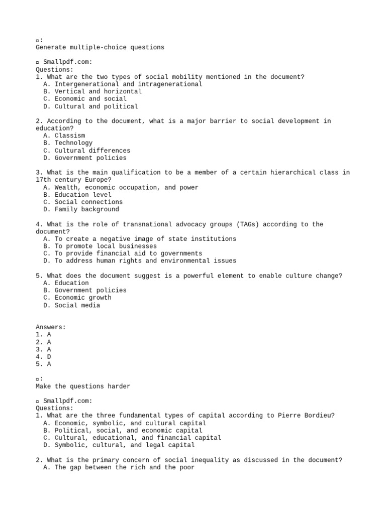 Module - 11 13 Understanding Culture Society and Politics Second Edition PDF Pages 3 - Generate ...