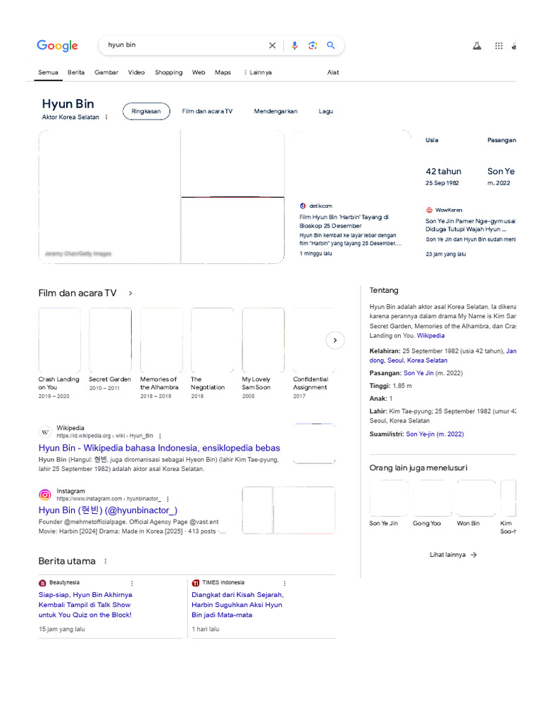 Hyun Bin - Penelusuran Google | PDF
