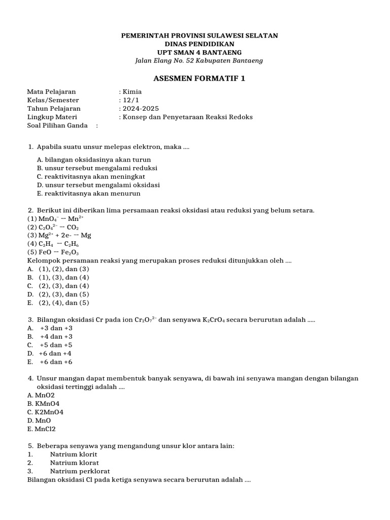 Asesmen Formatif 1 | PDF