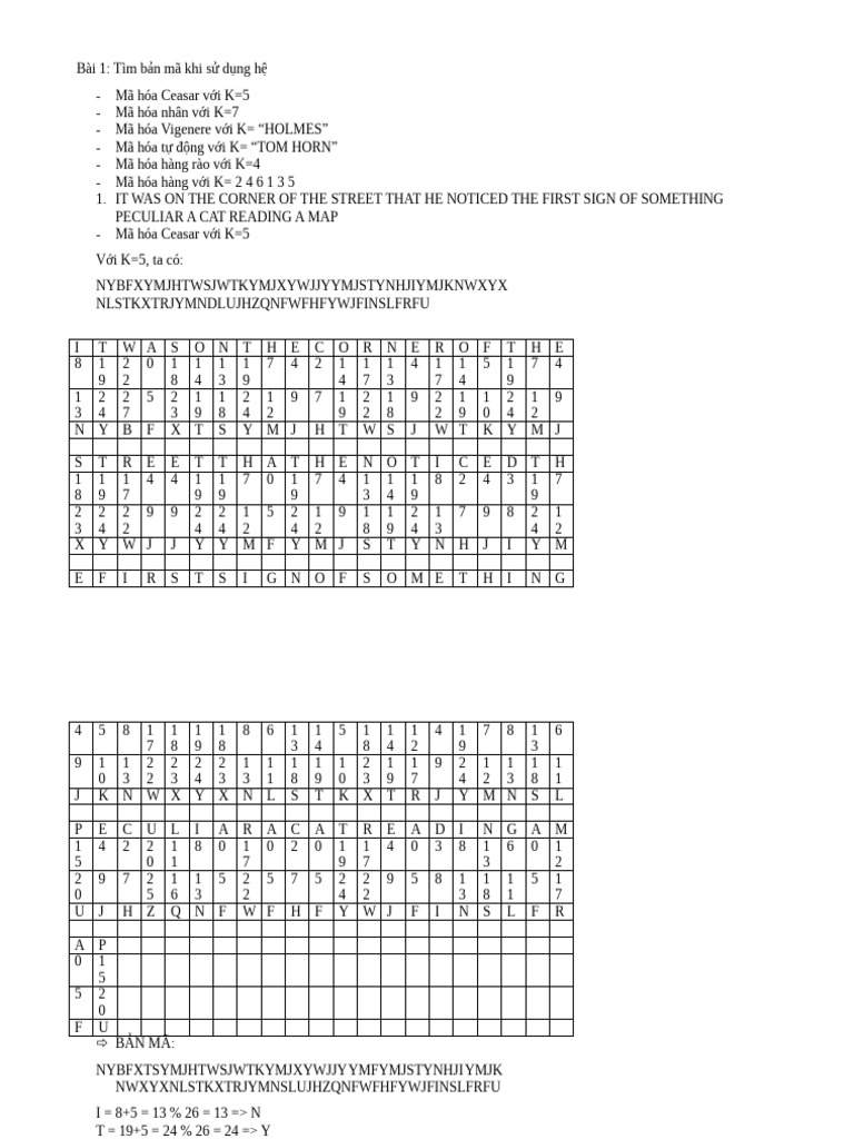 BÀI TẬP ATBMTT | PDF
