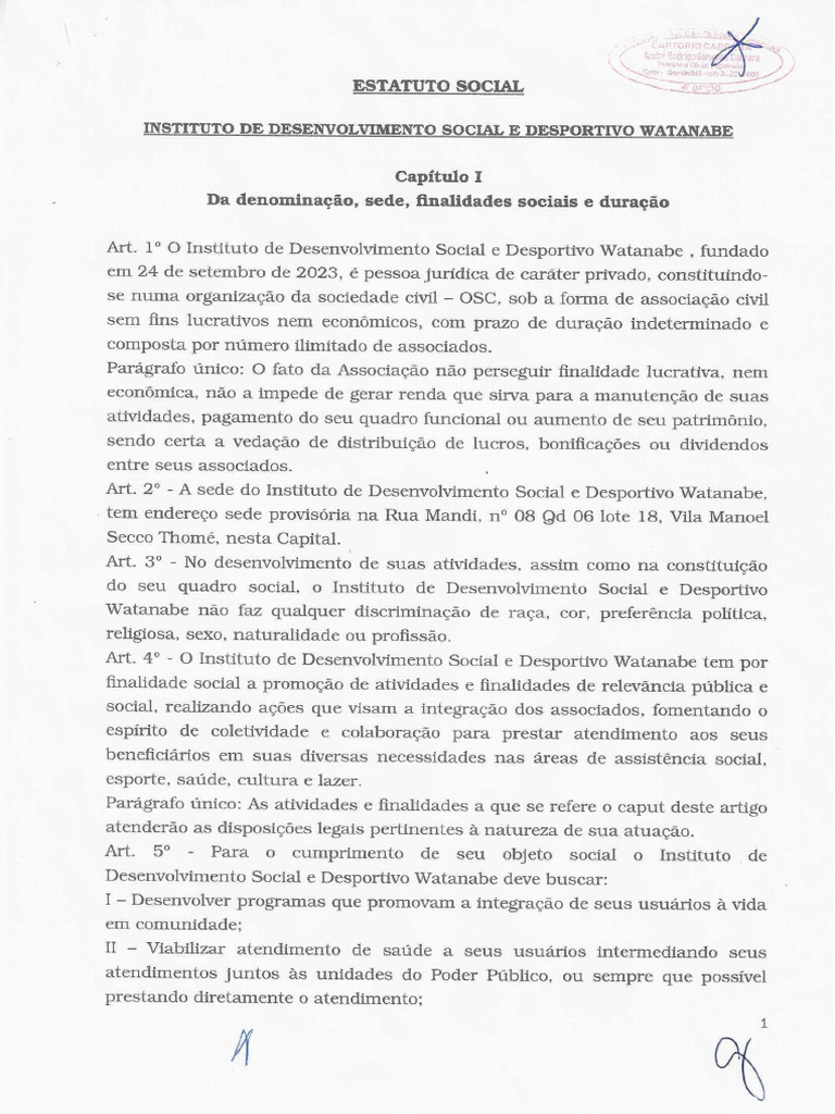 Estatuto Social | PDF