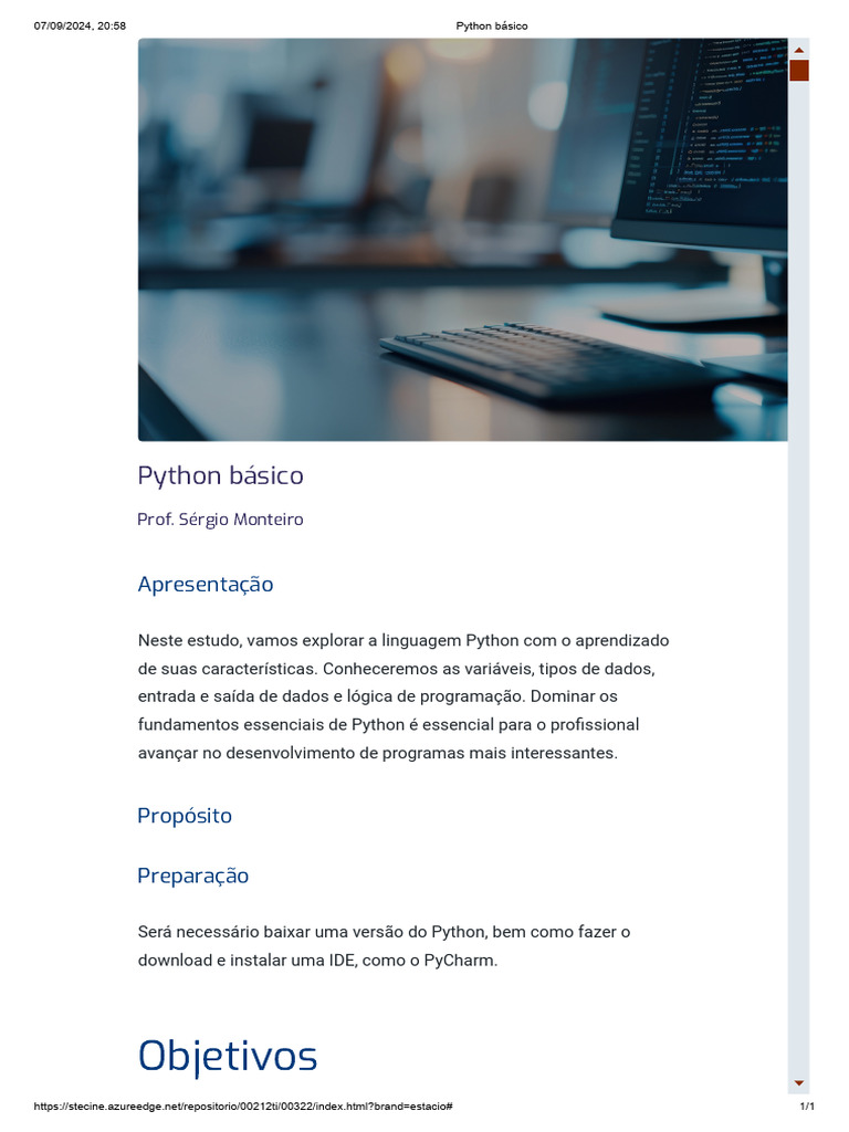 Python Básico | PDF