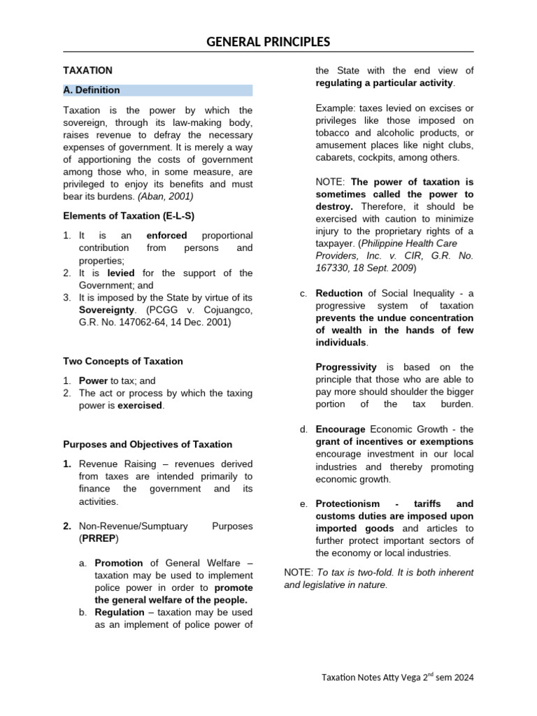 Taxation Basics for Law Students | PDF | Taxes | Property Tax