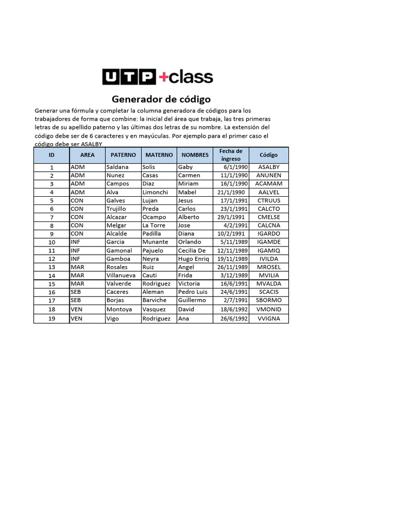 Semana 5 - Excel Reluz - Miñope - Brayan | PDF