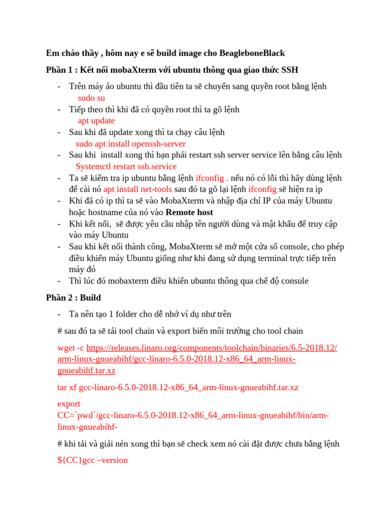 hướng dẫn build image BBB | PDF