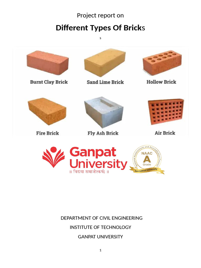 Types of Bricks and Fly Ash Utilization | PDF | Concrete | Cement